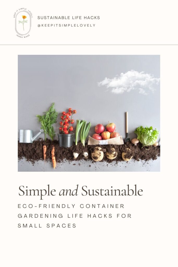 Sustainable Life Hacks: How to Grow an Eco-Friendly Container Garden in ...